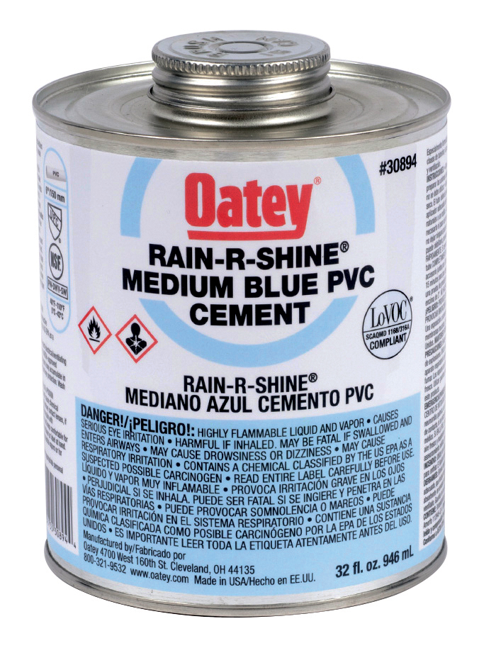 PEGAMENTO PVC 16 ONZ 1/8 AZUL OATEY – Ferretería DINOVA
