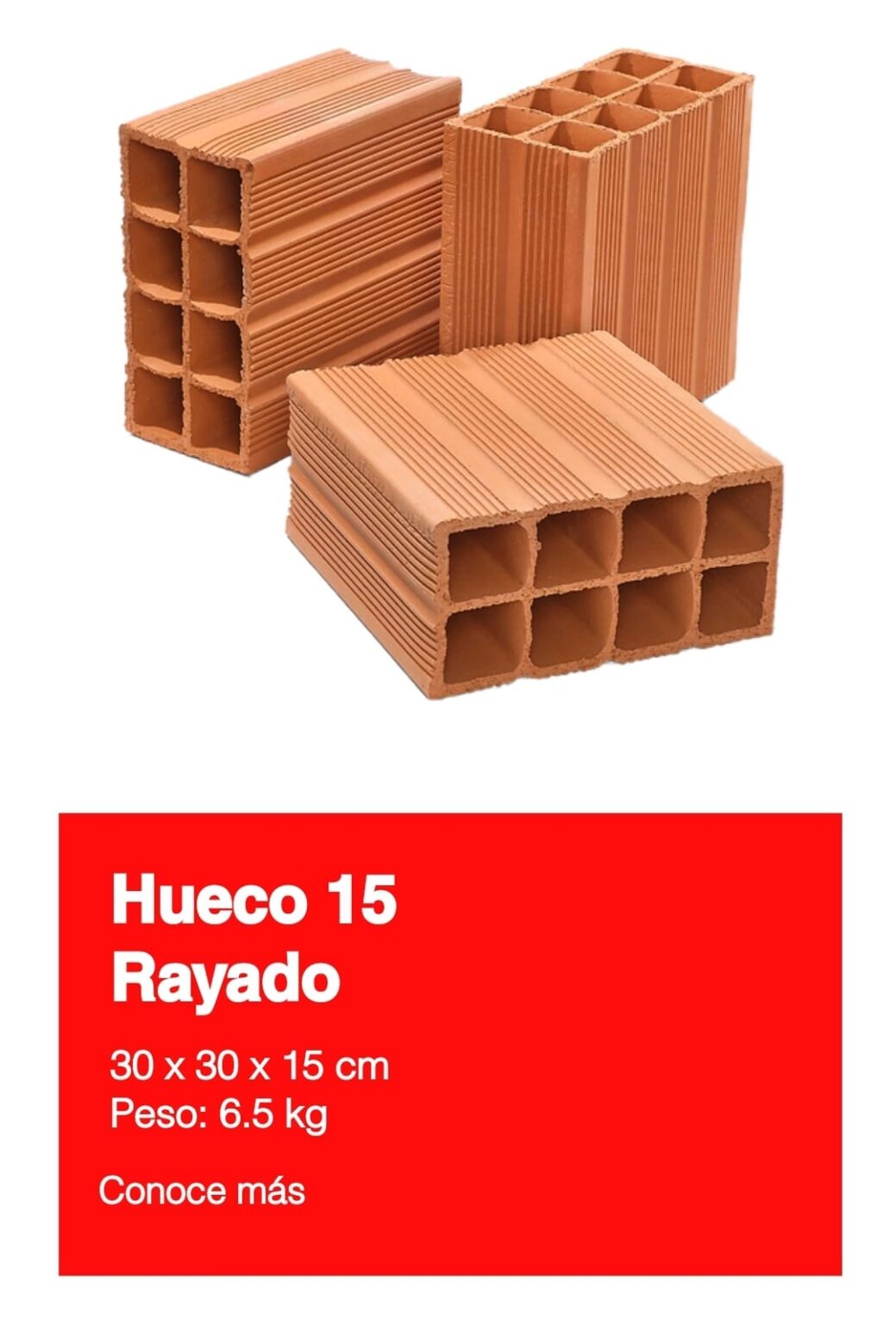 LADRILLO TECHO 15 X 30 X 30 RAYADO ITAL – Ferretería DINOVA